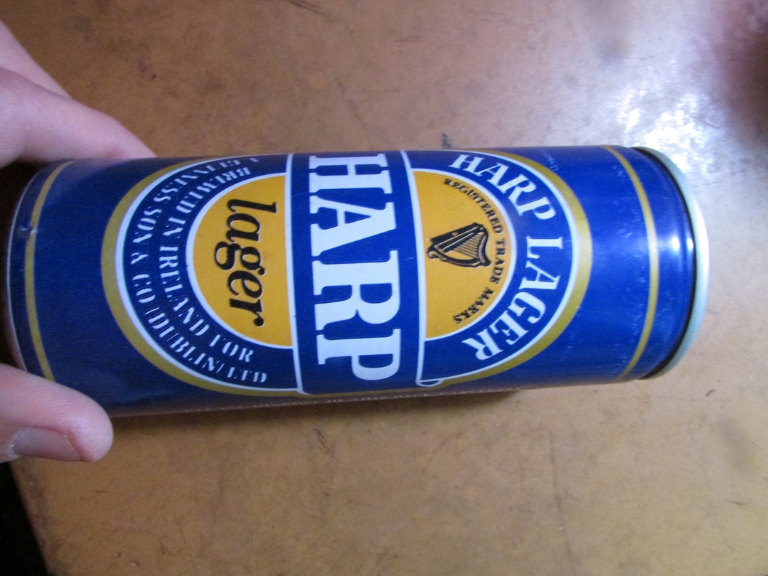 Harp Lager 15 Oz Beer Forged Steel Tin Aluminum Pull Tab Beer - Etsy