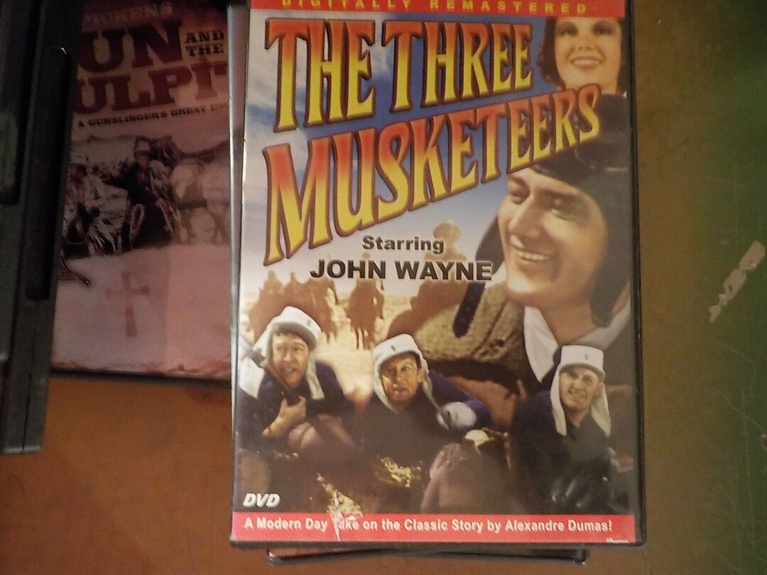 The Three Musketeers John Wayne Western Classic DVD Movie Rated NR Free ...
