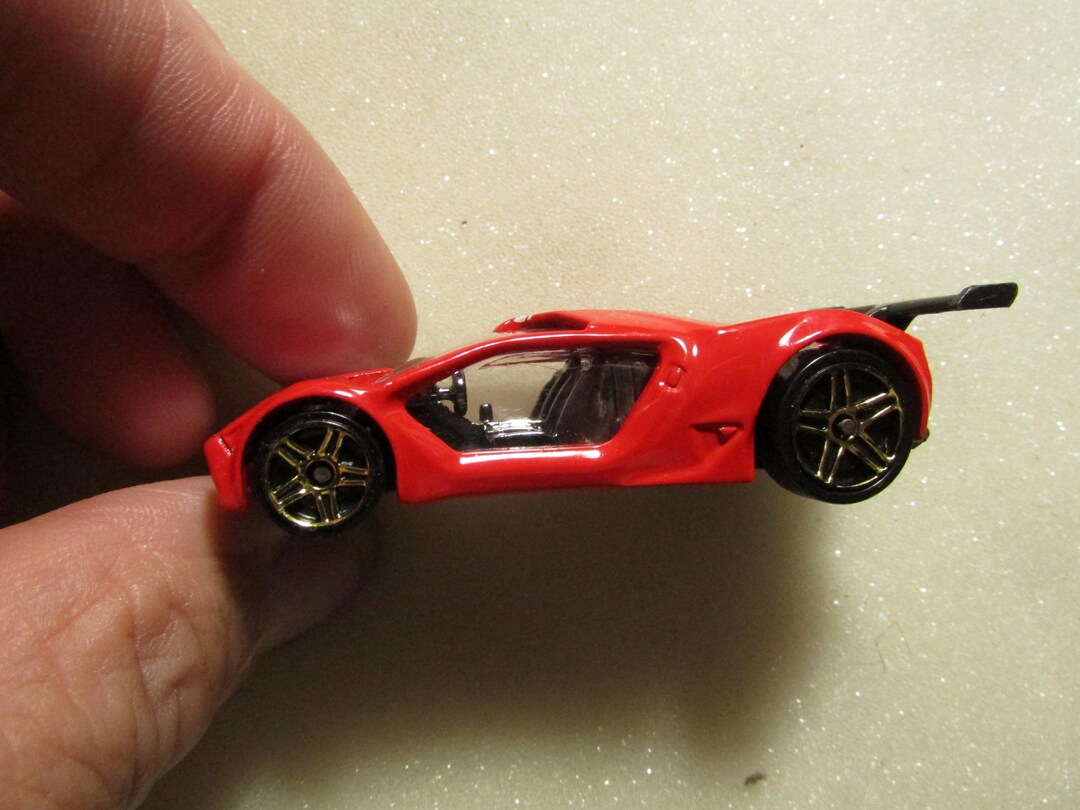 Hot Wheels Impavido Black Wing 1 Red Car Truck 1/64 Die Cast Free USA ...