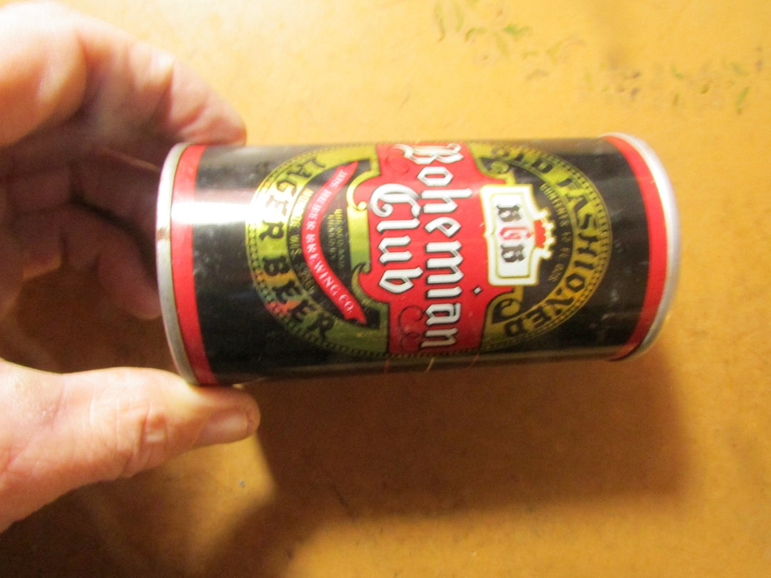 Old Fashioned Bohemian Club Lager Beer Steel Tin Aluminum Pull - Etsy