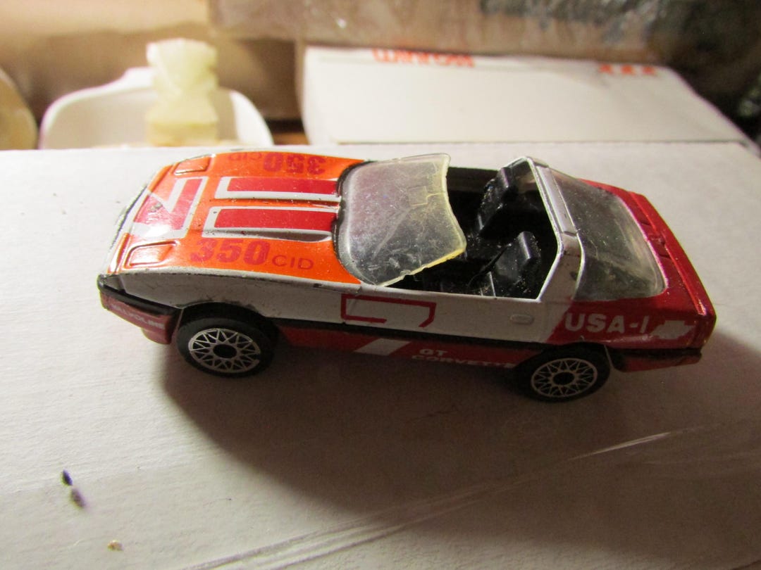 Matchbox 84 Corvette Red White 1/64 Die Cast Free USA Shipping - Etsy