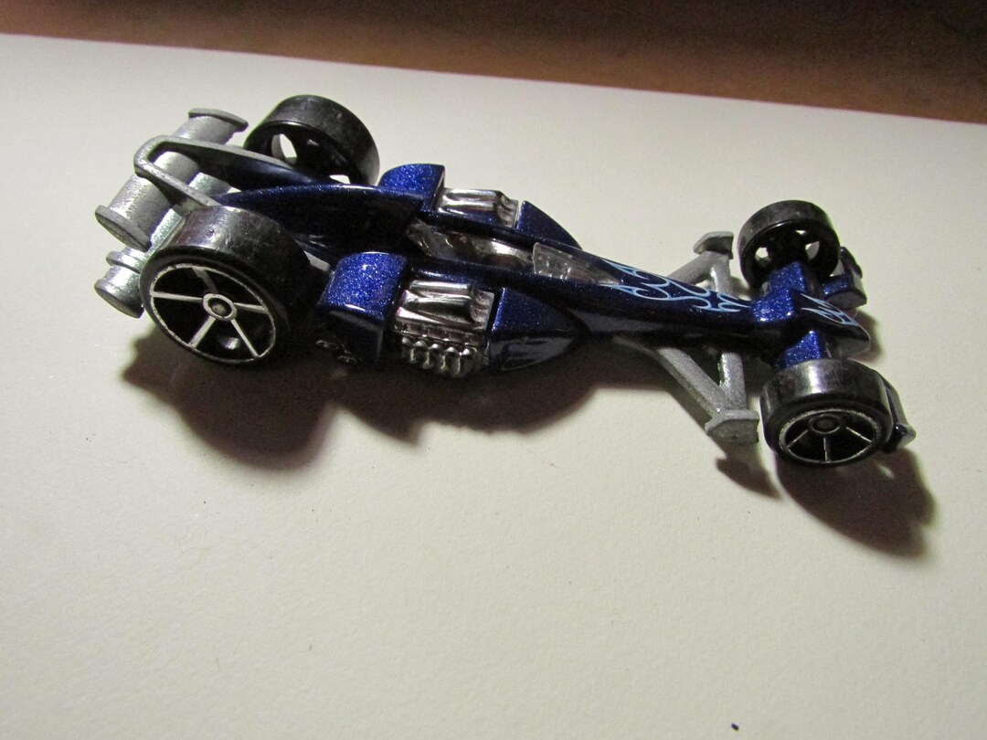 Hot Wheels Nitro Scorcher Blue Car Truck 1/64 Die Cast Free USA ...