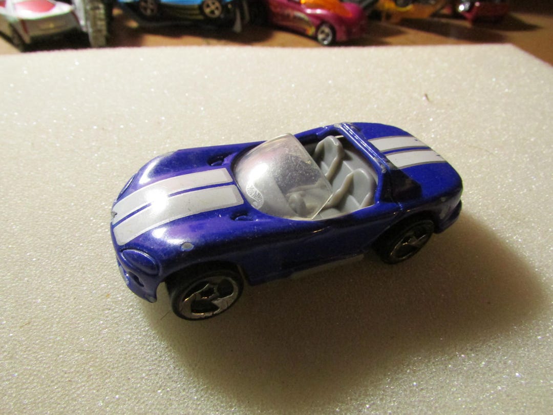 Hot Wheels Dodge Viper Blue Car 1/64 Die Cast Free USA Shipping - Etsy