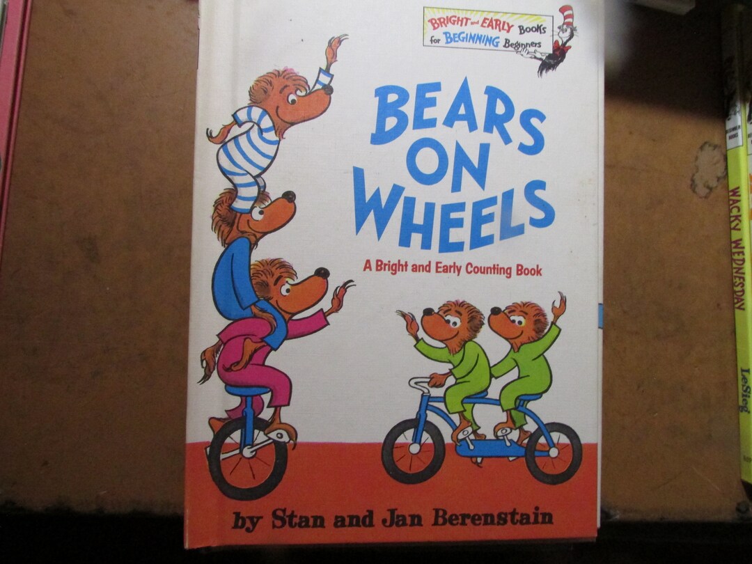 1969 Beginner Books Bears on Wheels Berenstain Bears Stan & - Etsy