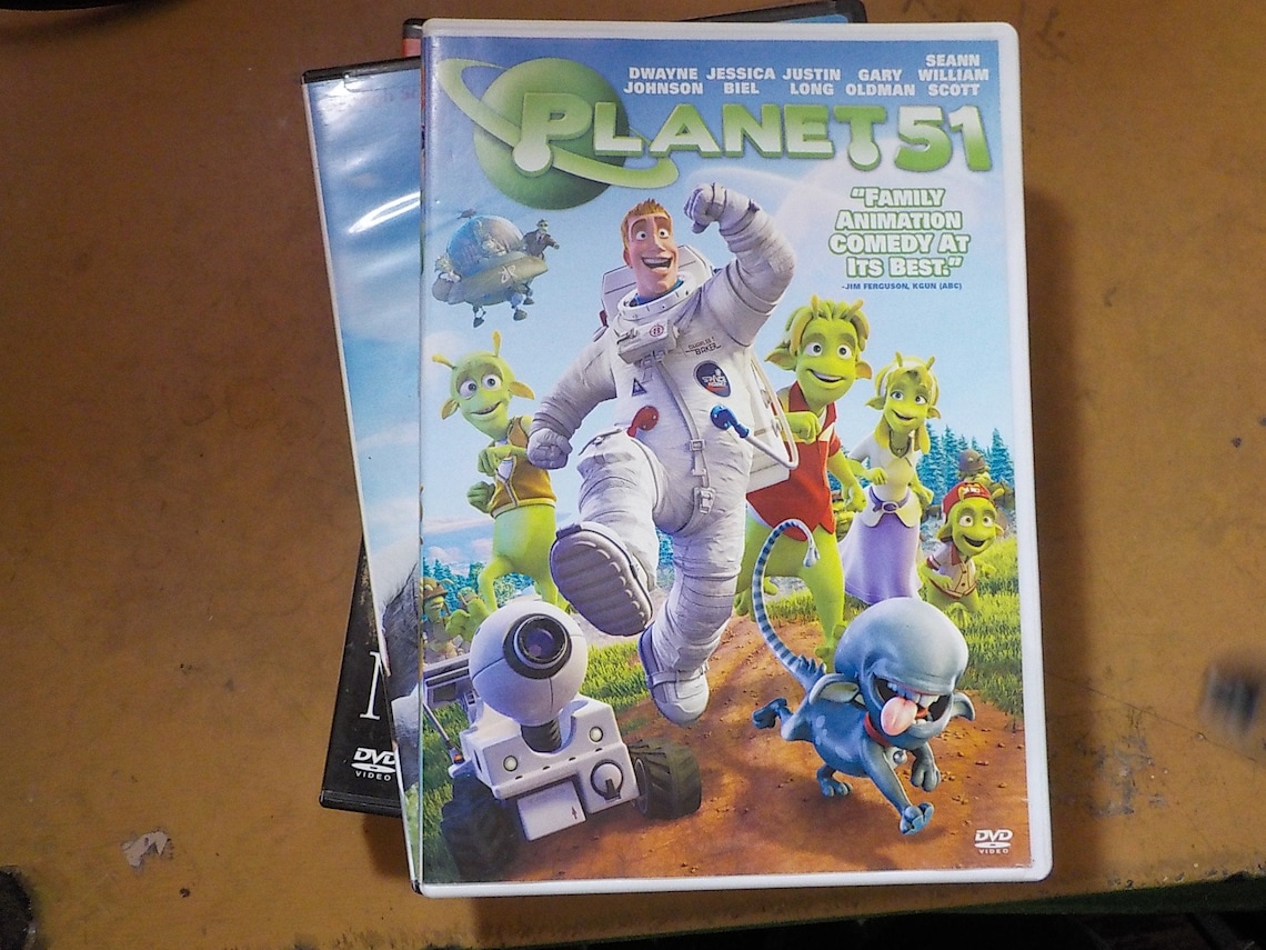 Planet 51 Dwayne Johnson Classic DVD Movie Rated PG Free USA Shipping ...