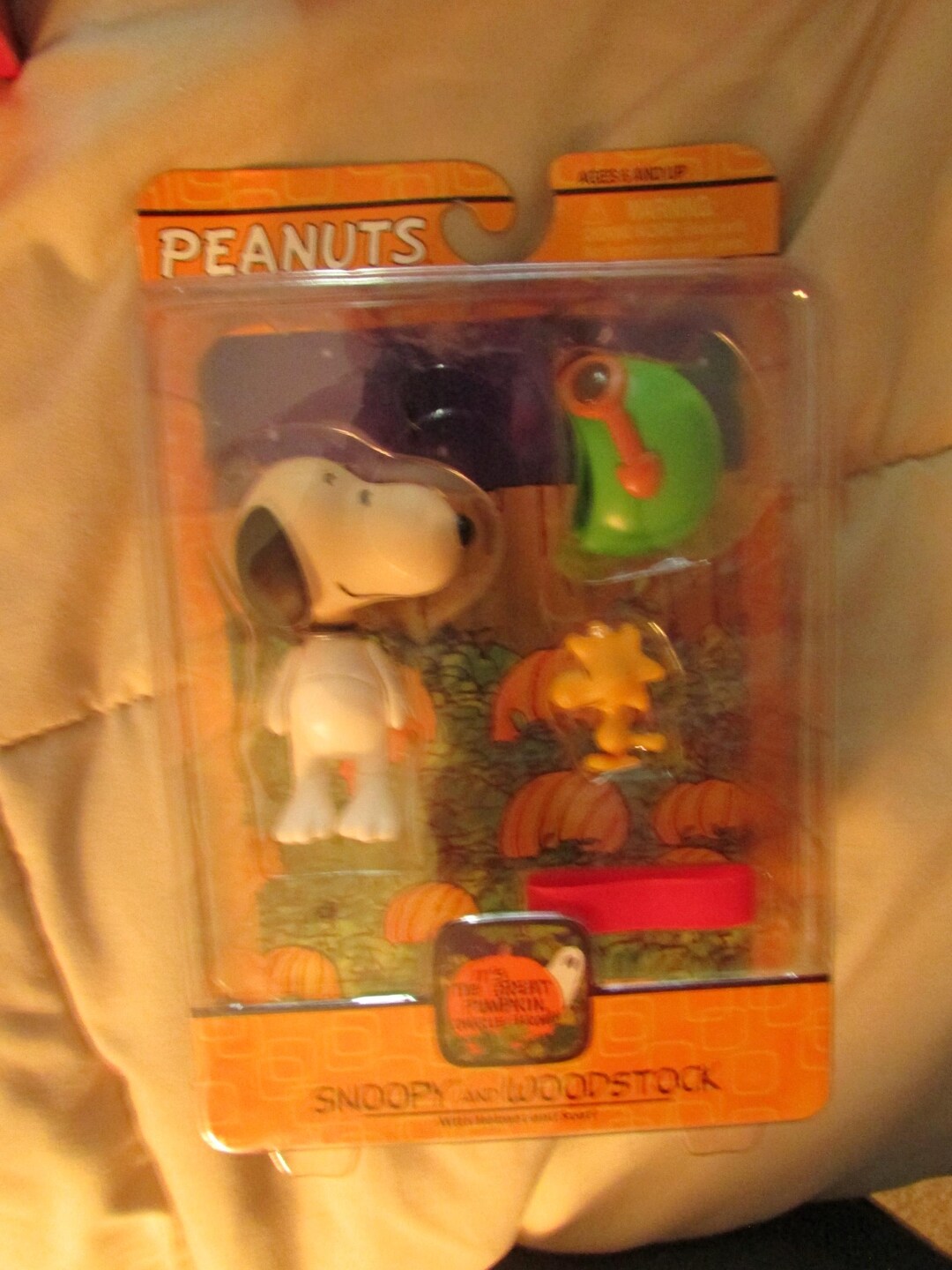 Peanuts Snoopy and Woodstock With Helmet and Scarf Its the Great ...