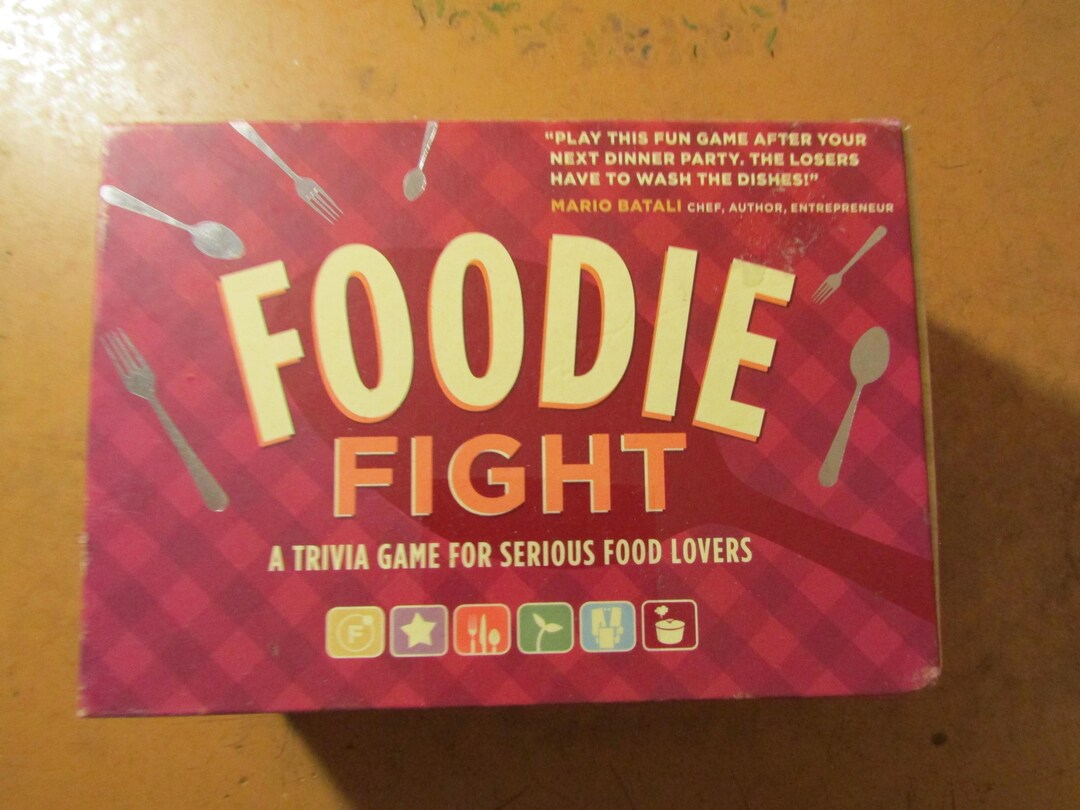 Foodie Fight Trivia Card Game Complete Game Free USA Shipping - Etsy