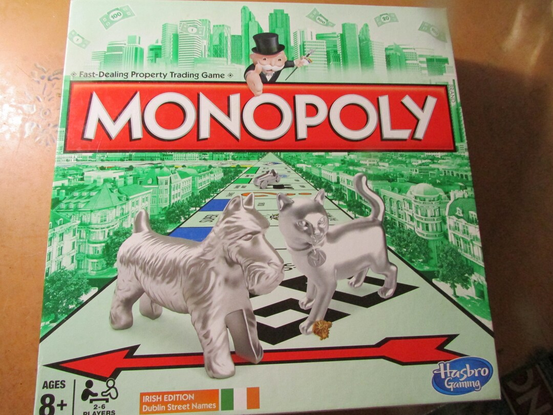 Monopoly Irish Edition Dublin Street Names Board Game Complete Free USA ...