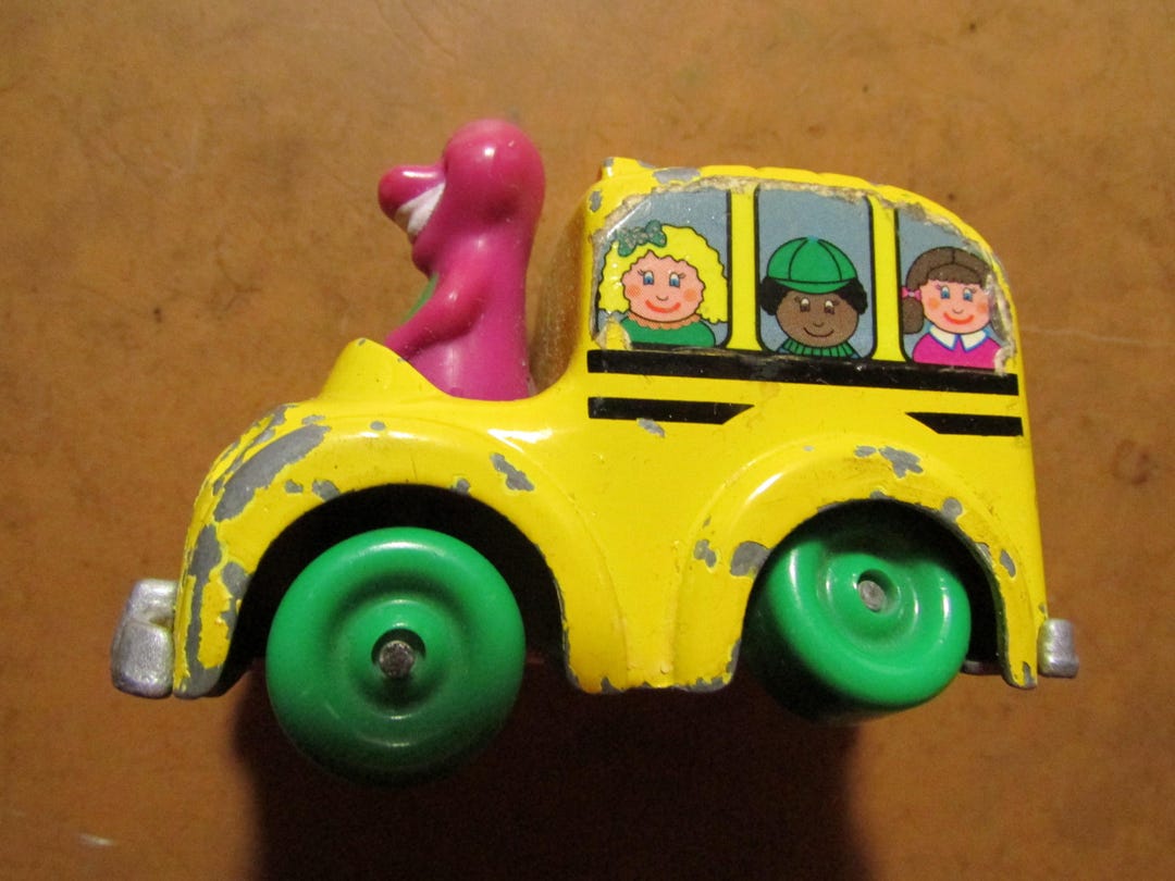 The Muppets Barney School Bus Car 1/64 Die Cast Free USA Shipping - Etsy