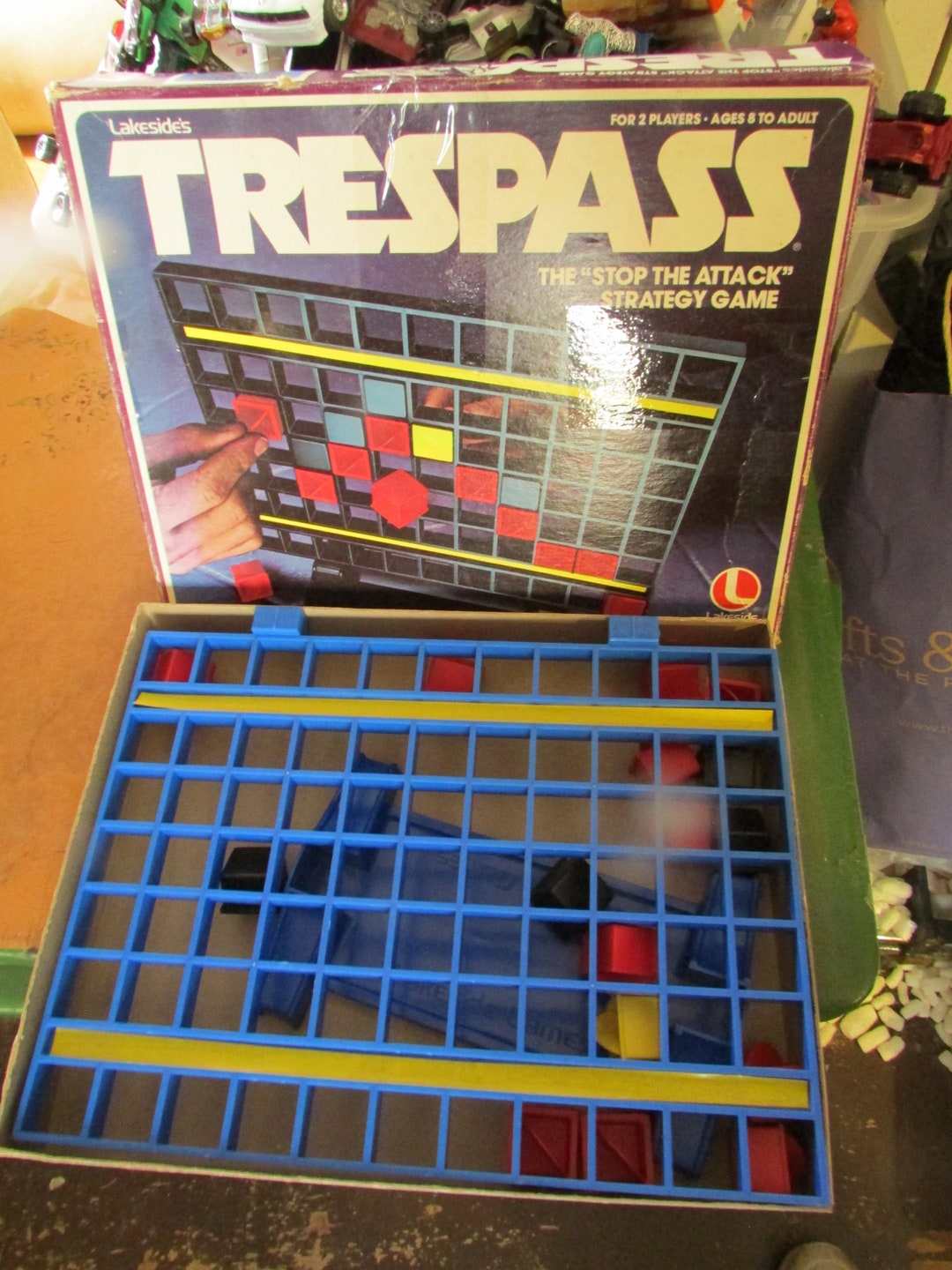 1979 Lakeside's Trespass Strategy Game Complete Free USA Shipping - Etsy