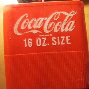 Vintage Coke Coca-cola Plastic 6-pack 16oz Half Quarts One Pint Bottle ...
