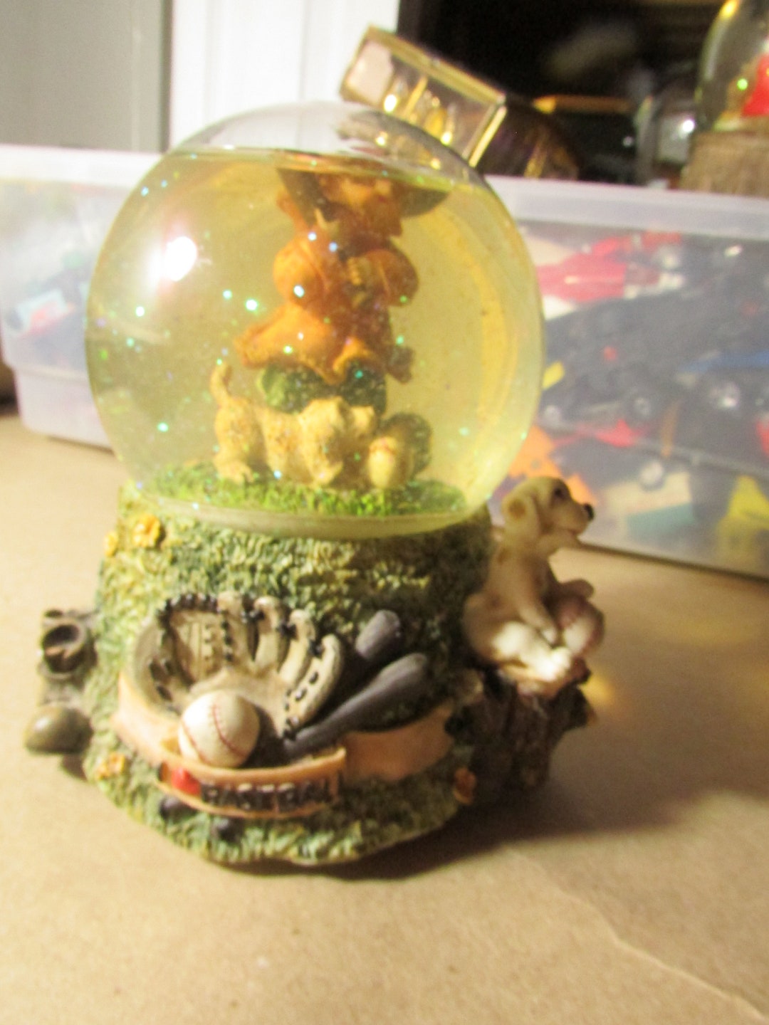I Love Baseball Snow Globe Free USA Shipping - Etsy