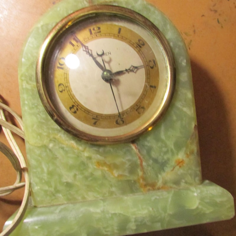 Marble Clock - Etsy