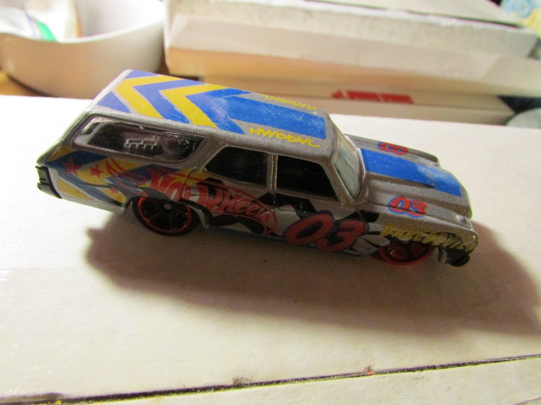 Hot Wheels 70 Chevelle SS Wagon Silver Car 1/64 Scale Die-cast USA Free ...