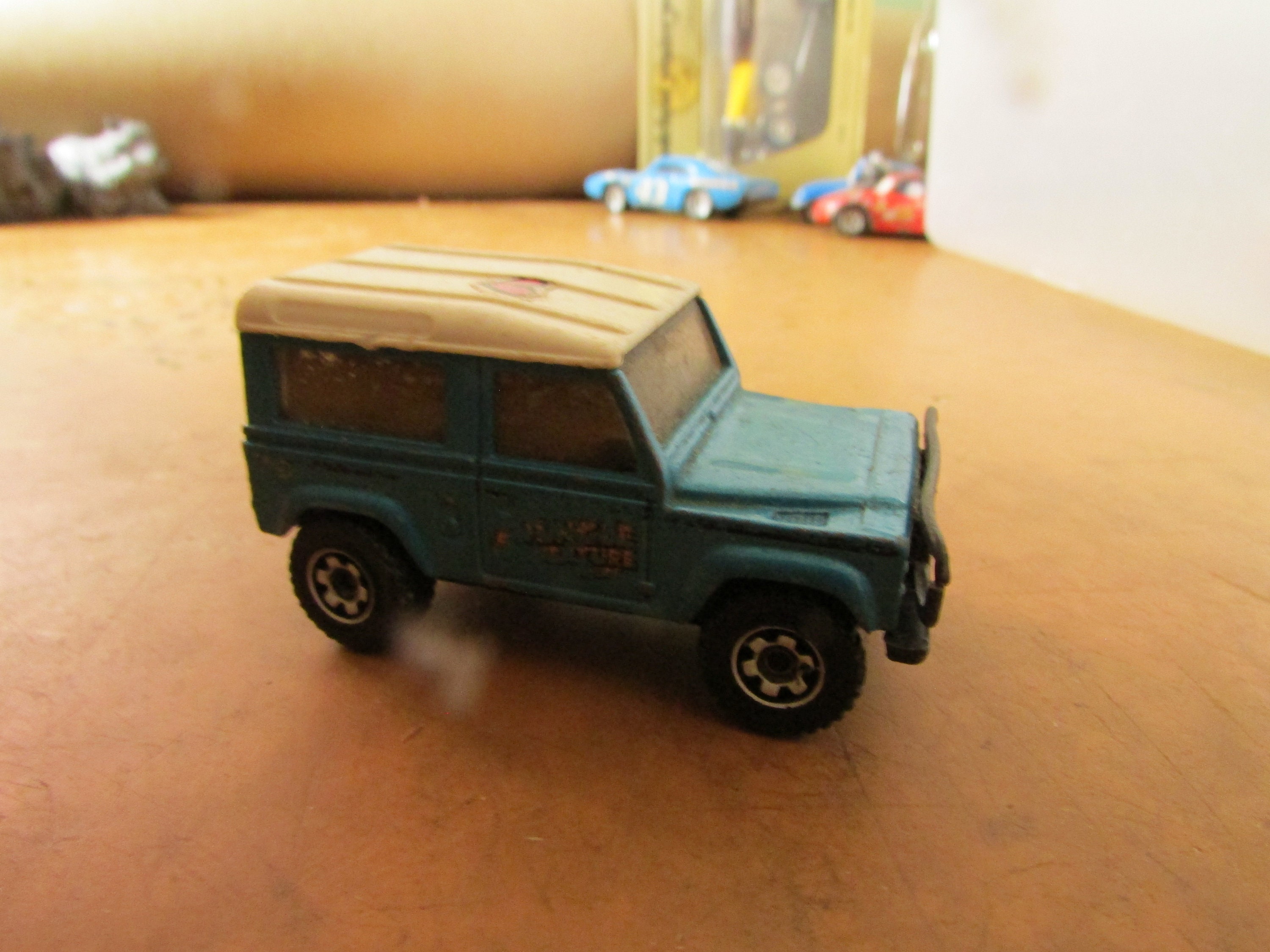 Matchbox Land Rover 90 Blue 1/64 Scale Die-cast USA Free USA Shipping ...