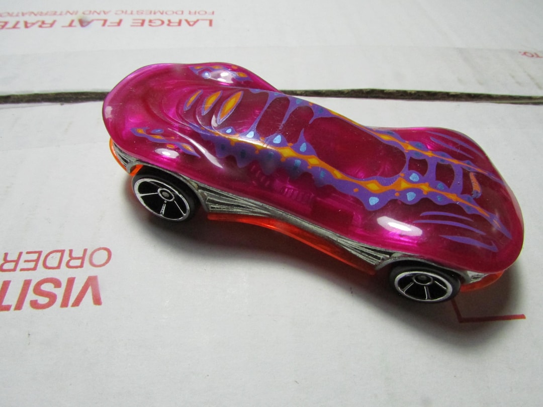 Hot Wheels Clear Speeder Pink Car Truck PRE-OWNED 1/64 Die Cast Free ...
