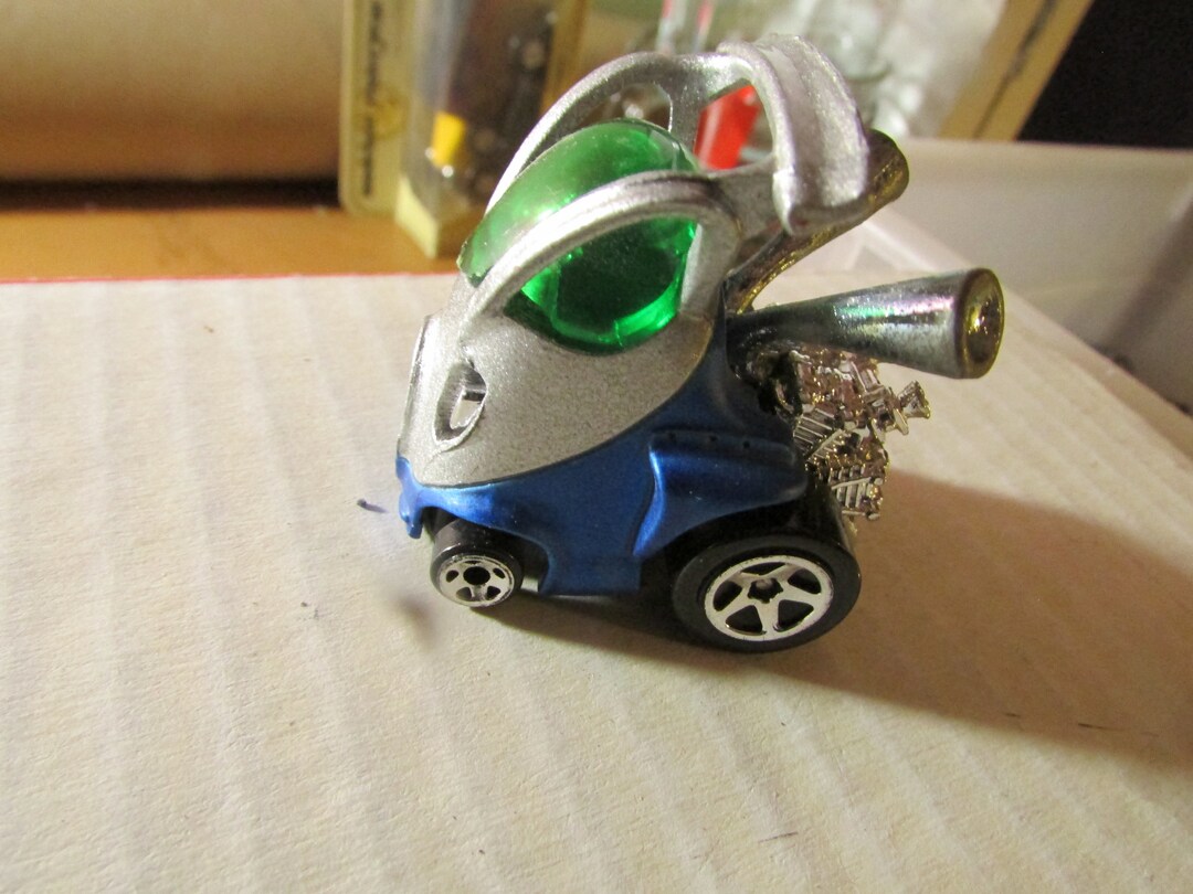 Hot Wheels Hyper Mite Blue Silver 1/64 Die Cast Free USA Shipping - Etsy