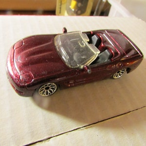 Matchbox Corvette Maroon 1/64 Scale Die Cast Free USA Shipping - Etsy