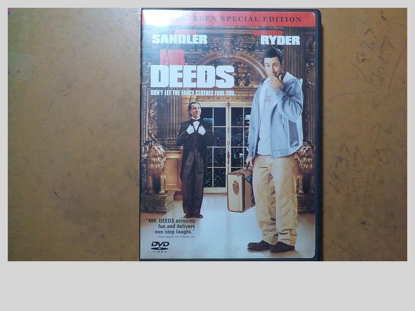Mr Deeds Adam Sandler DVD Movie Rated PG 13 Free USA Shipping - Etsy