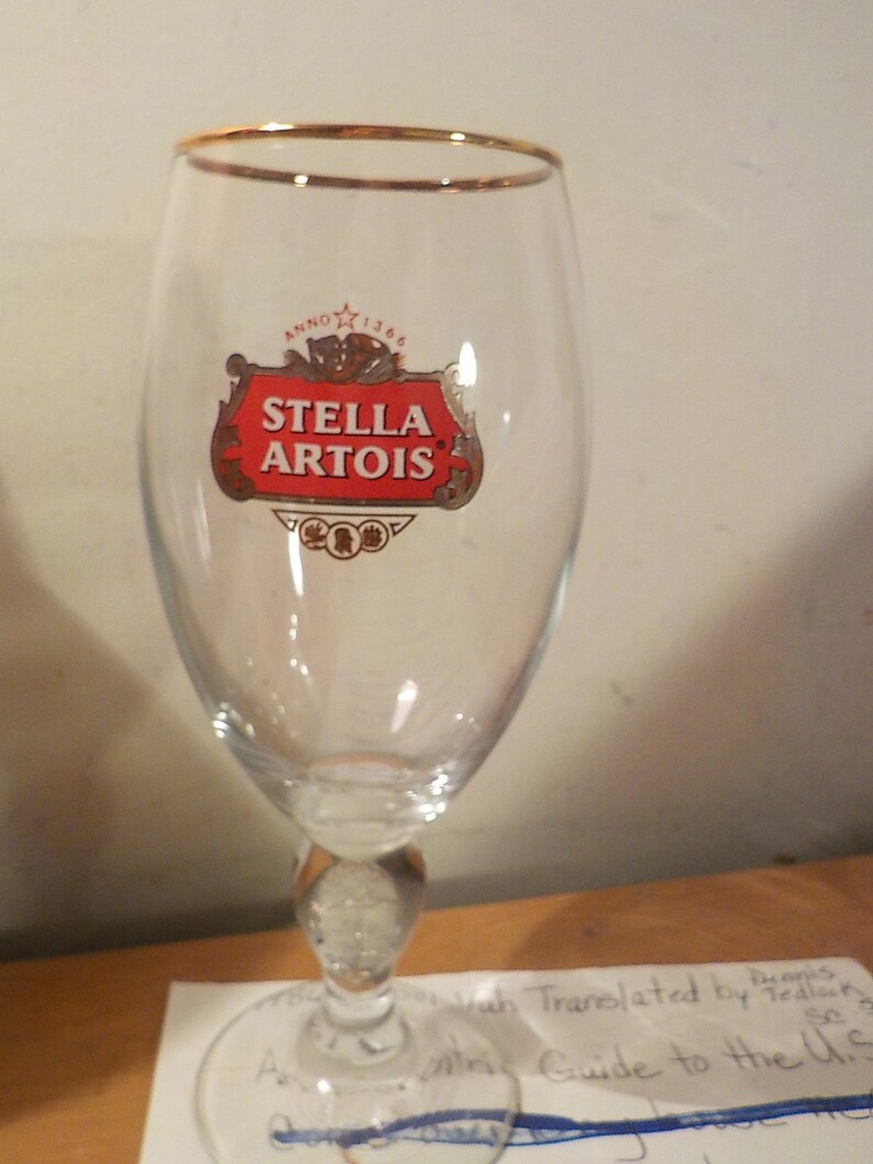 Vintage Stella Artois Gold Rim Chalice 33CL Beer Pub Bar Pint - Etsy.de
