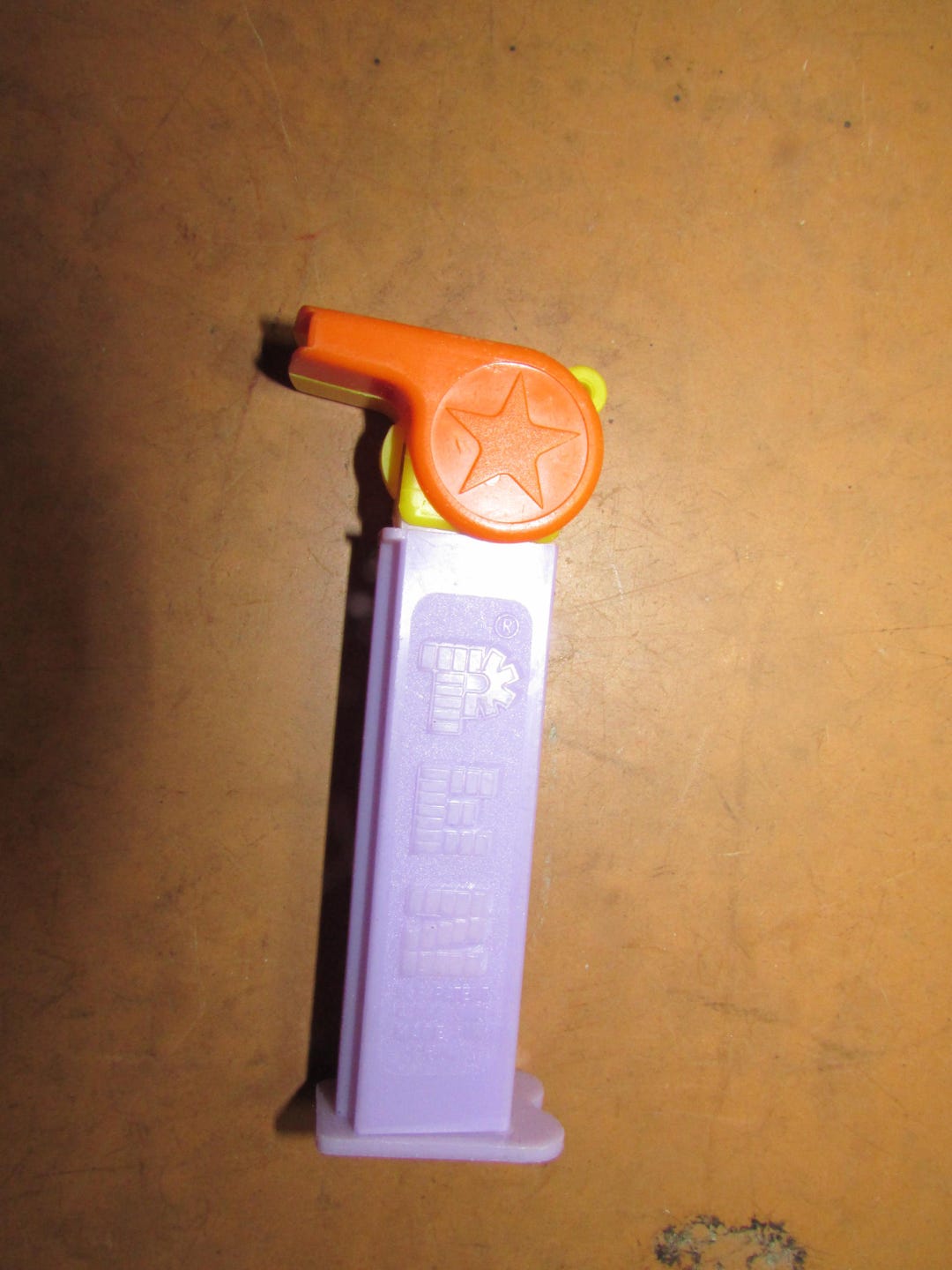 PEZ Dispenser Yellow Orange Purple Stem With Feet FREE USA Shipping - Etsy