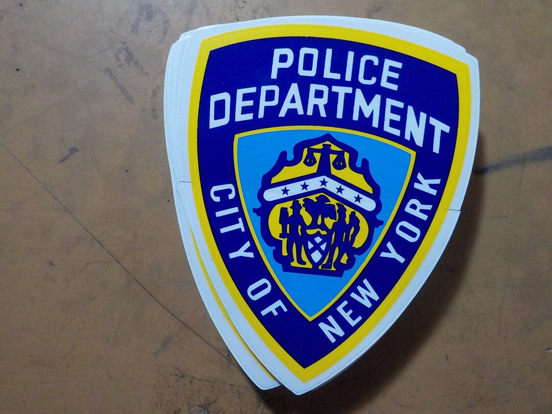 Vintage New Old Stock Police Department City of New York Decal Sticker ...