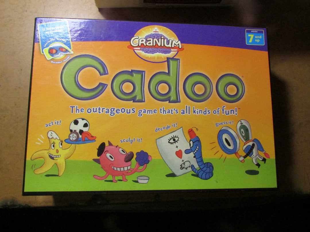 Cranium Cadoo Game Board Game Complete 4 + Players Free USA Shipping - Etsy