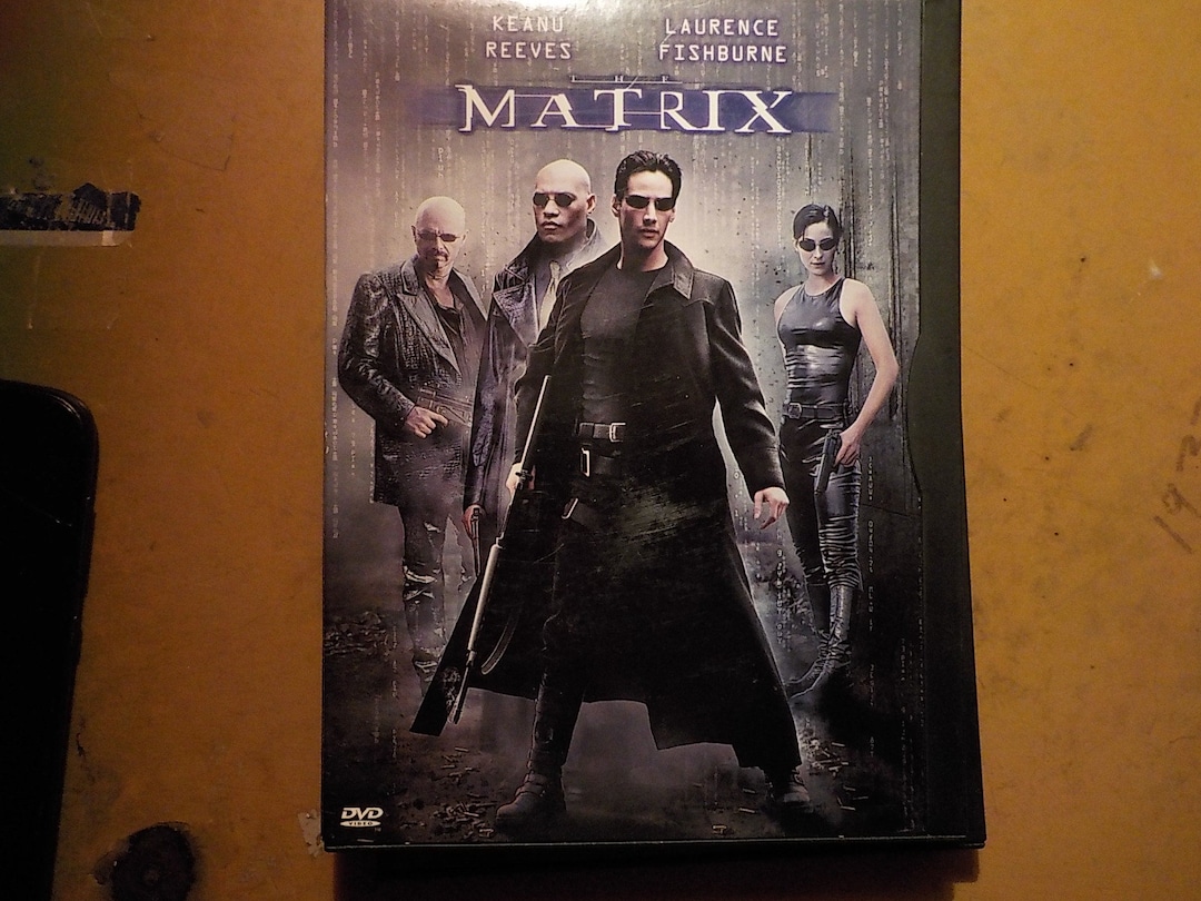 Matrix Keanu Reeves DVD Classic Movie Rated R Free USA Shipping - Etsy
