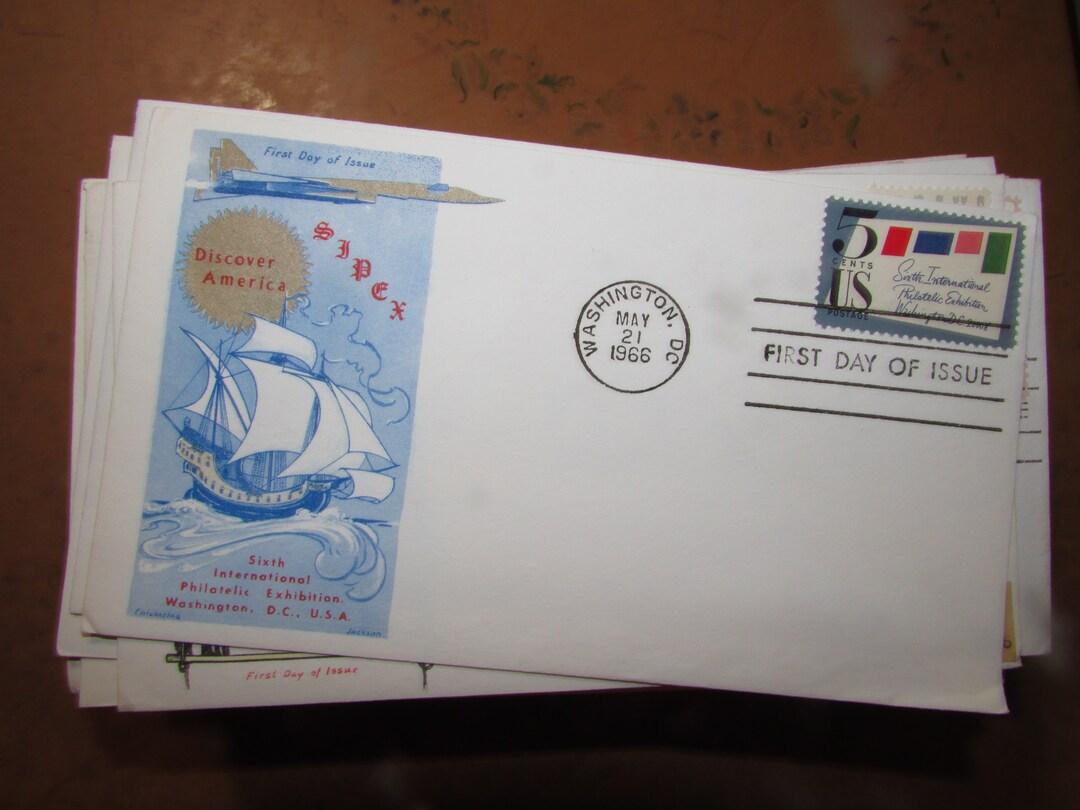 Official First Day of Issue Cover Stamp Souvenir May 21 1966 - Etsy