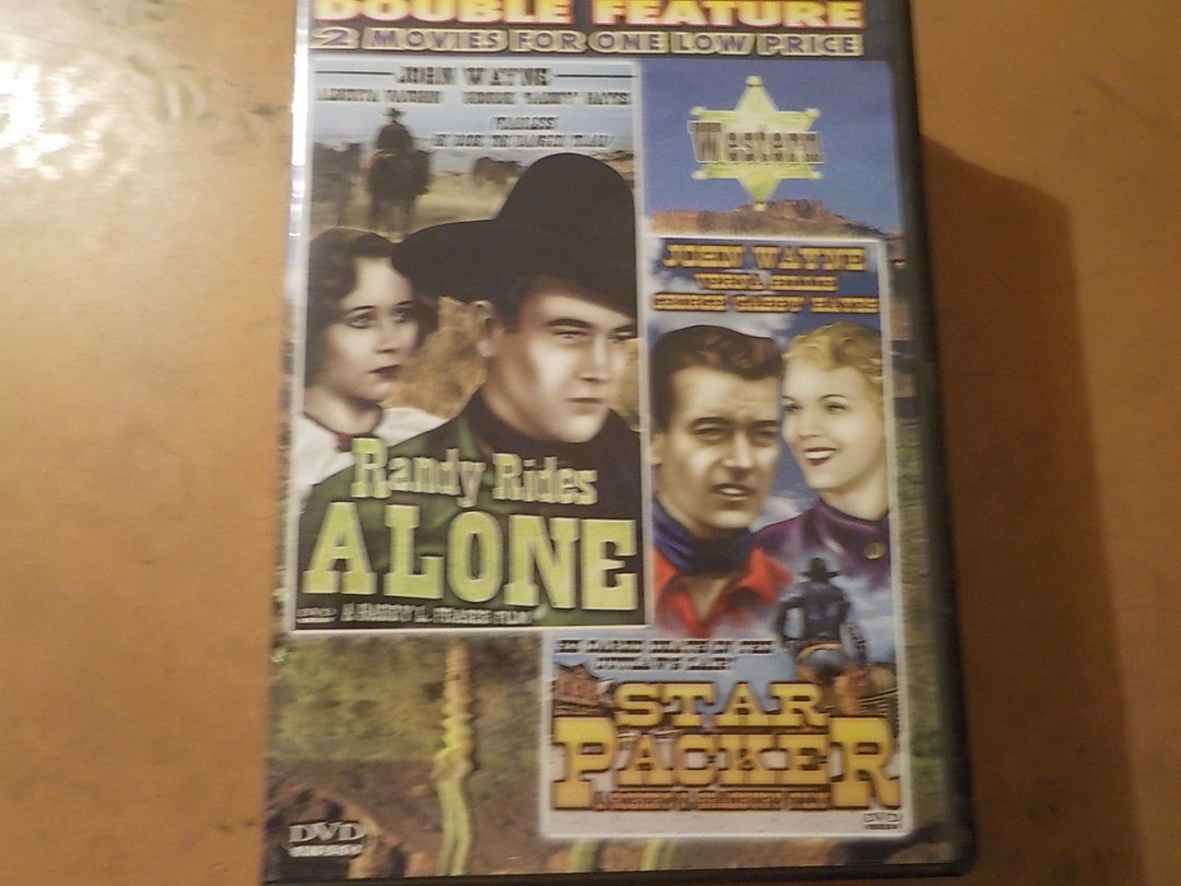 Randy Rides Alone / Star Packer John Wayne Classic DVD Movie Rated G ...
