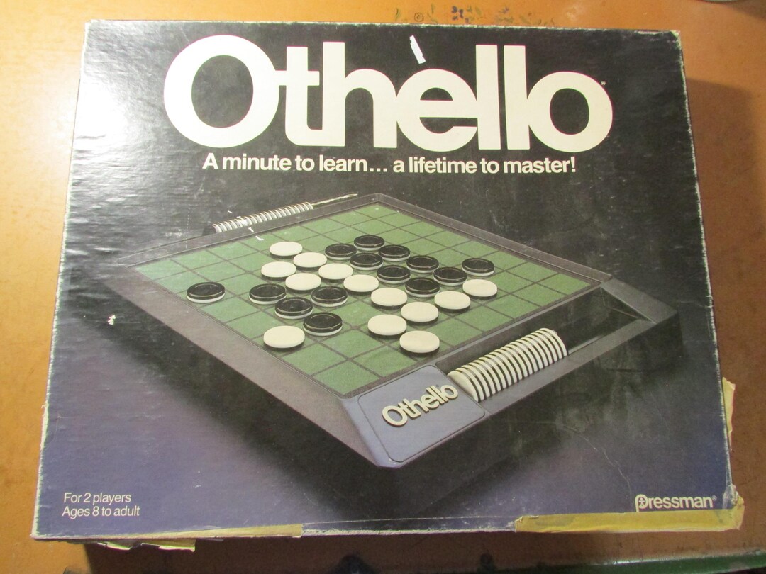 1990 OTHELLO Strategy Pressman Board Game Complete Free USA Shipping - Etsy