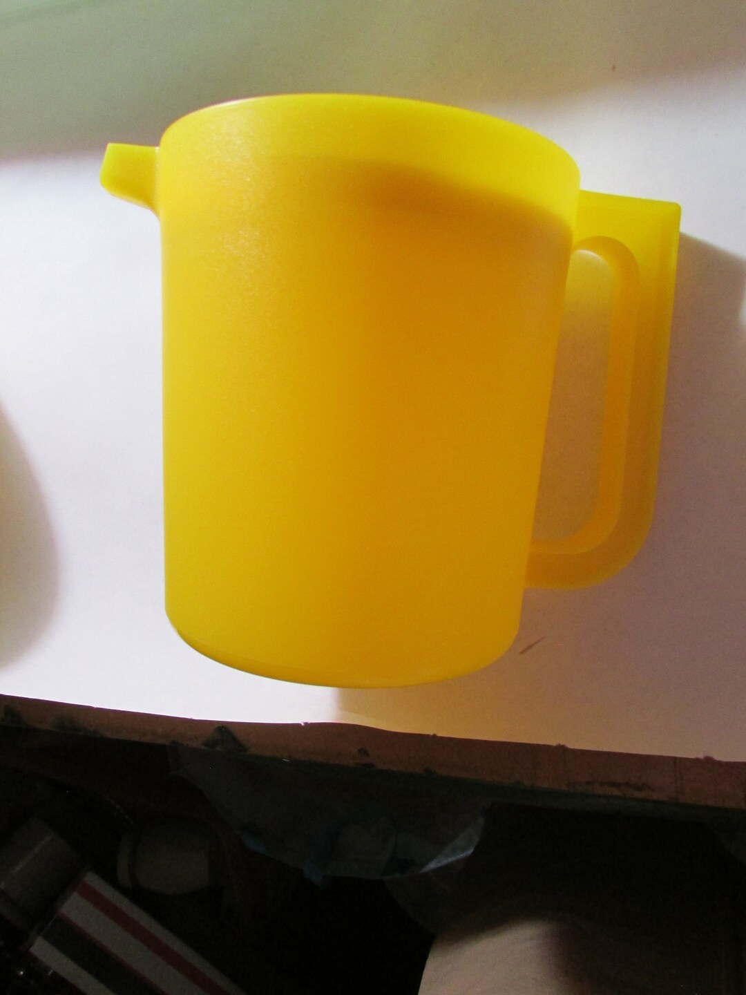 Vintage Tupperware Yellow Pitcher With Push Button Lid 1575-12 - Etsy