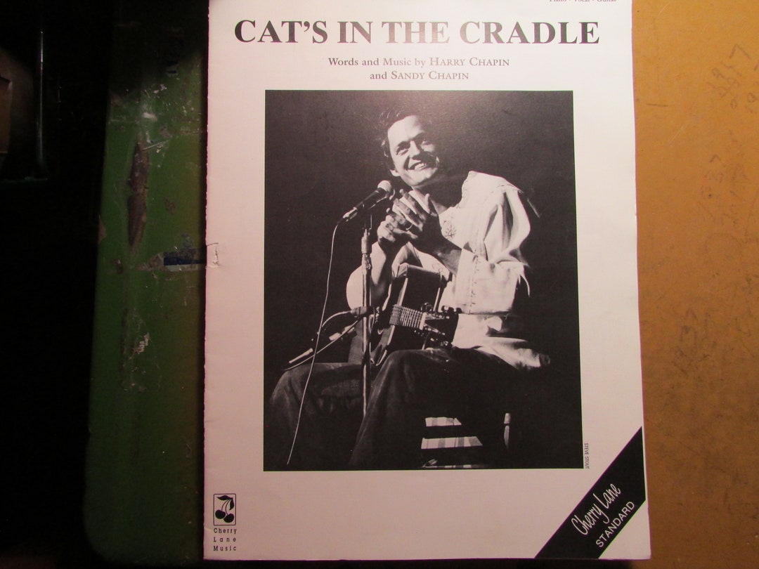 Cat's in the Cradle Lesson Song Music Guitar Vocal Song Book Free USA ...