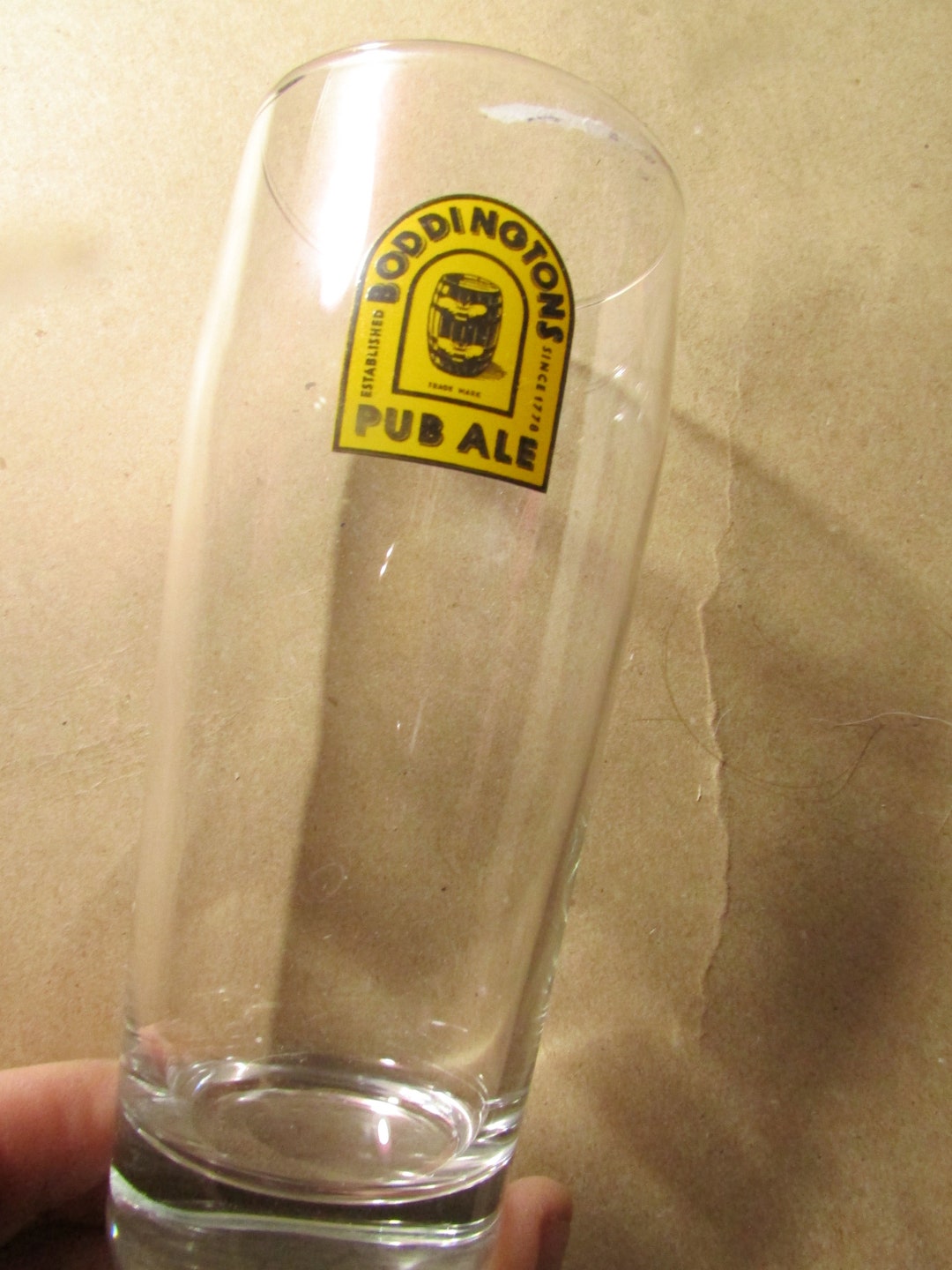 Vintage Bodington's Pub Ale Pint Beer Glass Mint Free USA Shipping - Etsy