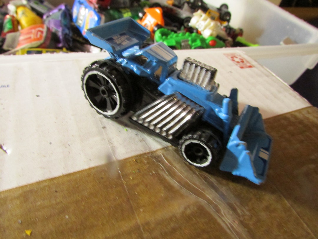 Hot Wheels Front End Loader Blue 1/64 Die Cast Free USA Shipping - Etsy
