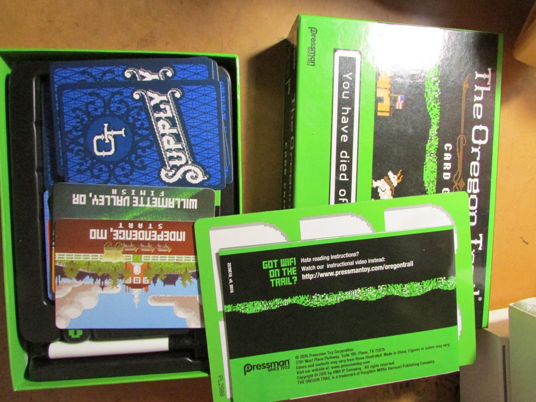 The Oregon Trail Card Game Complete 2 to 6 Players Ages 12 & up Free ...