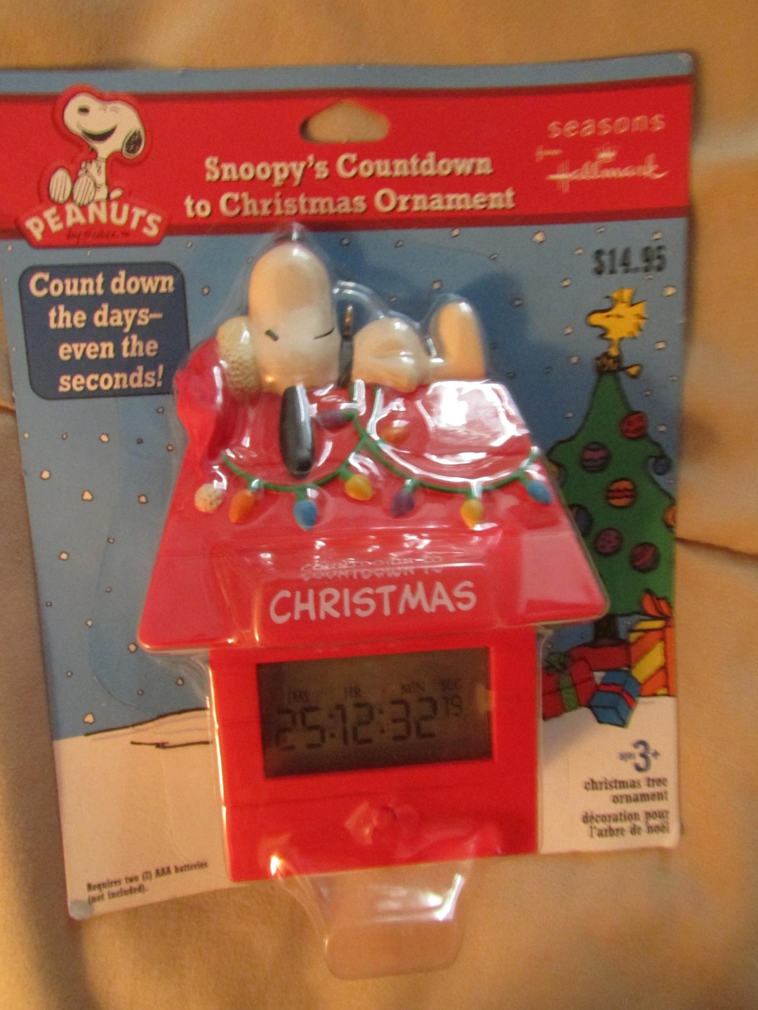 Hallmark Snoopy Countdown to Christmas Ornament MIP Free USA Shipping ...