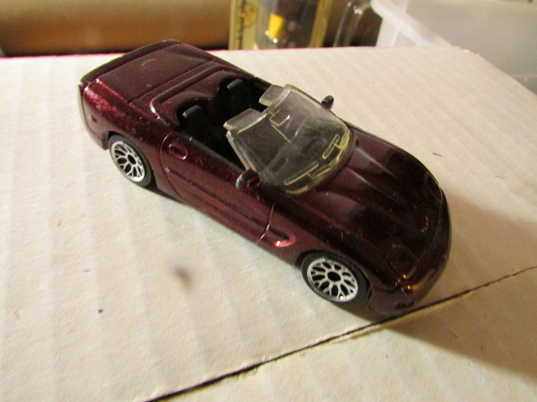 Matchbox Corvette Maroon 1/64 Scale Die Cast Free USA Shipping - Etsy