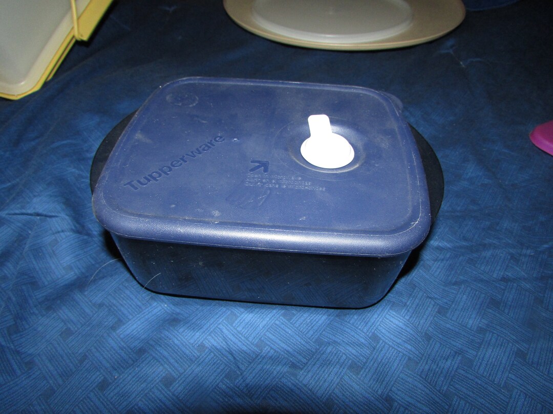 Tupperware Vent N Serve Blue 1L Container W/lid Blue 6203a Pre Owned ...