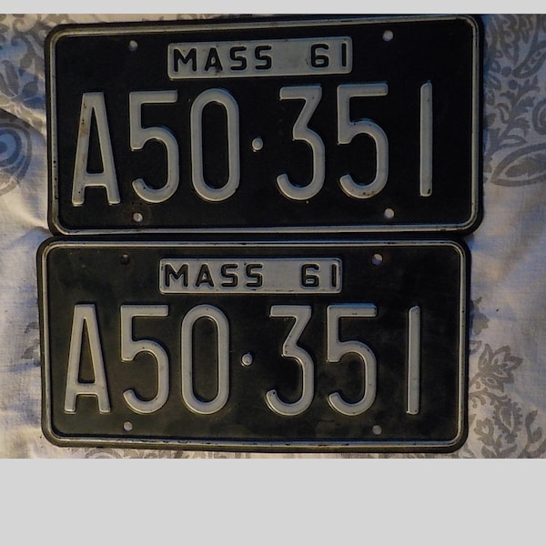 1961 License Plate - Etsy