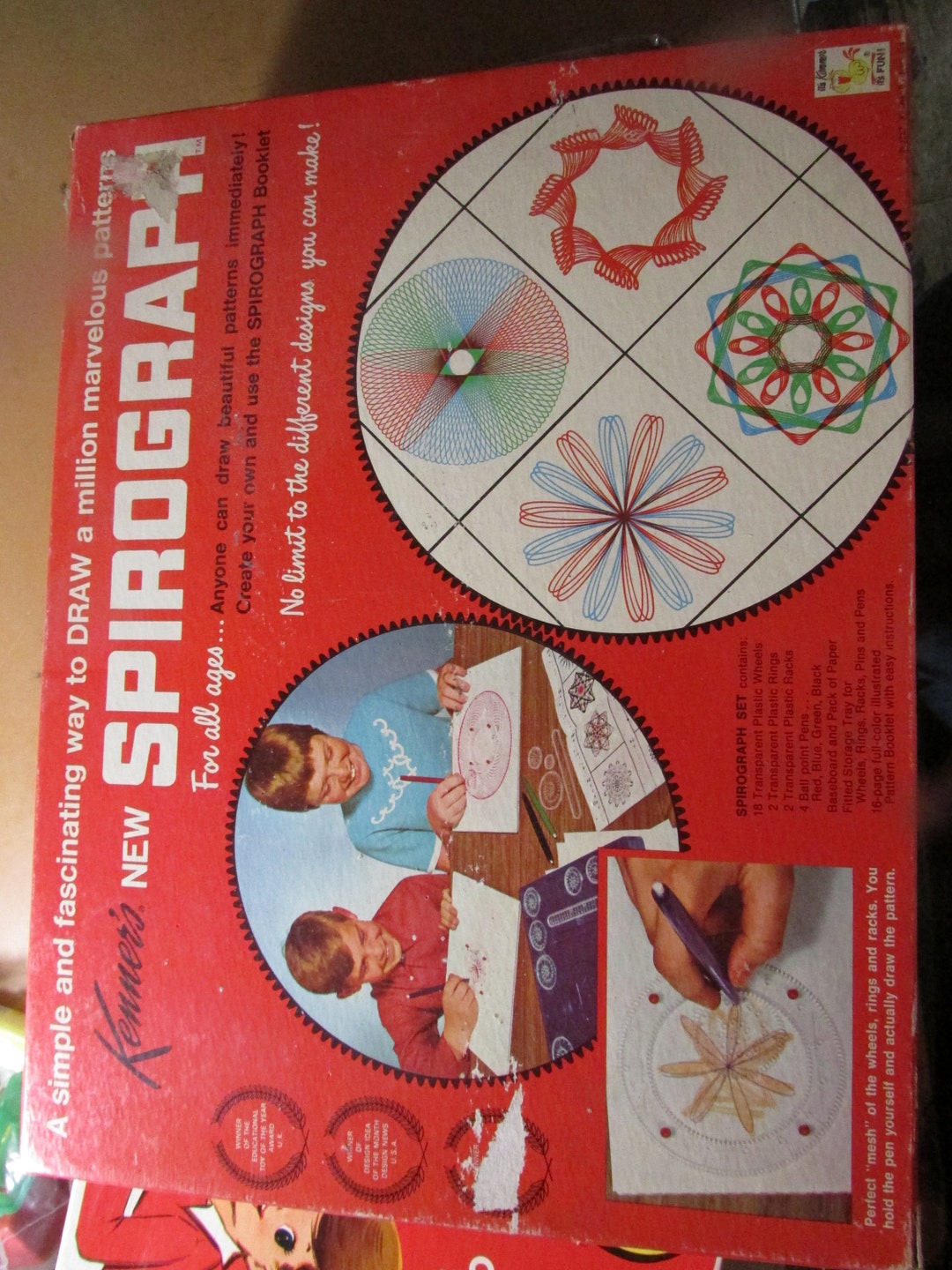 Vintage 1967 Kenner Spirograph Free USA Shipping - Etsy