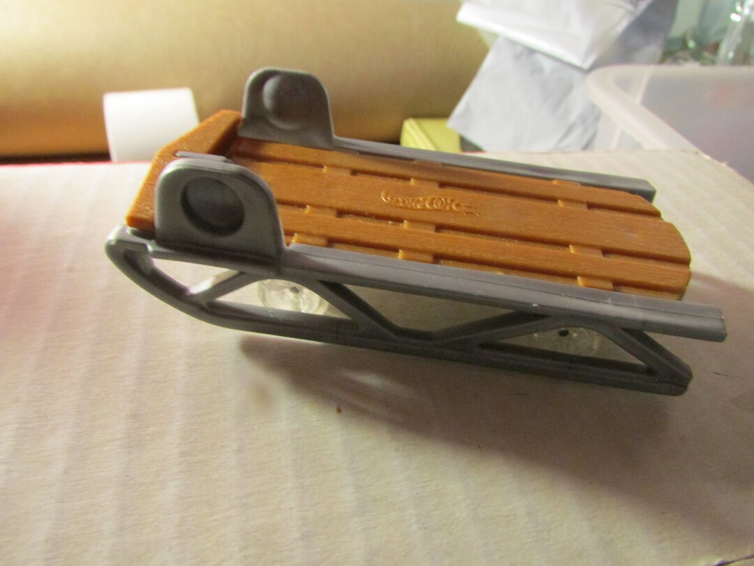 Hot Wheels Brown Sled From Advent Calendar 1/64 Die Cast Free USA ...