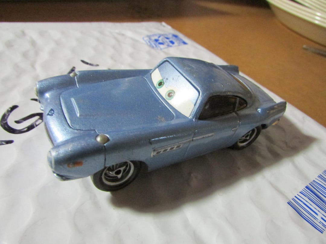 Disney Pixar Cars Original Finn Mcmissile Blue Car 1/64 Die Cast Free ...