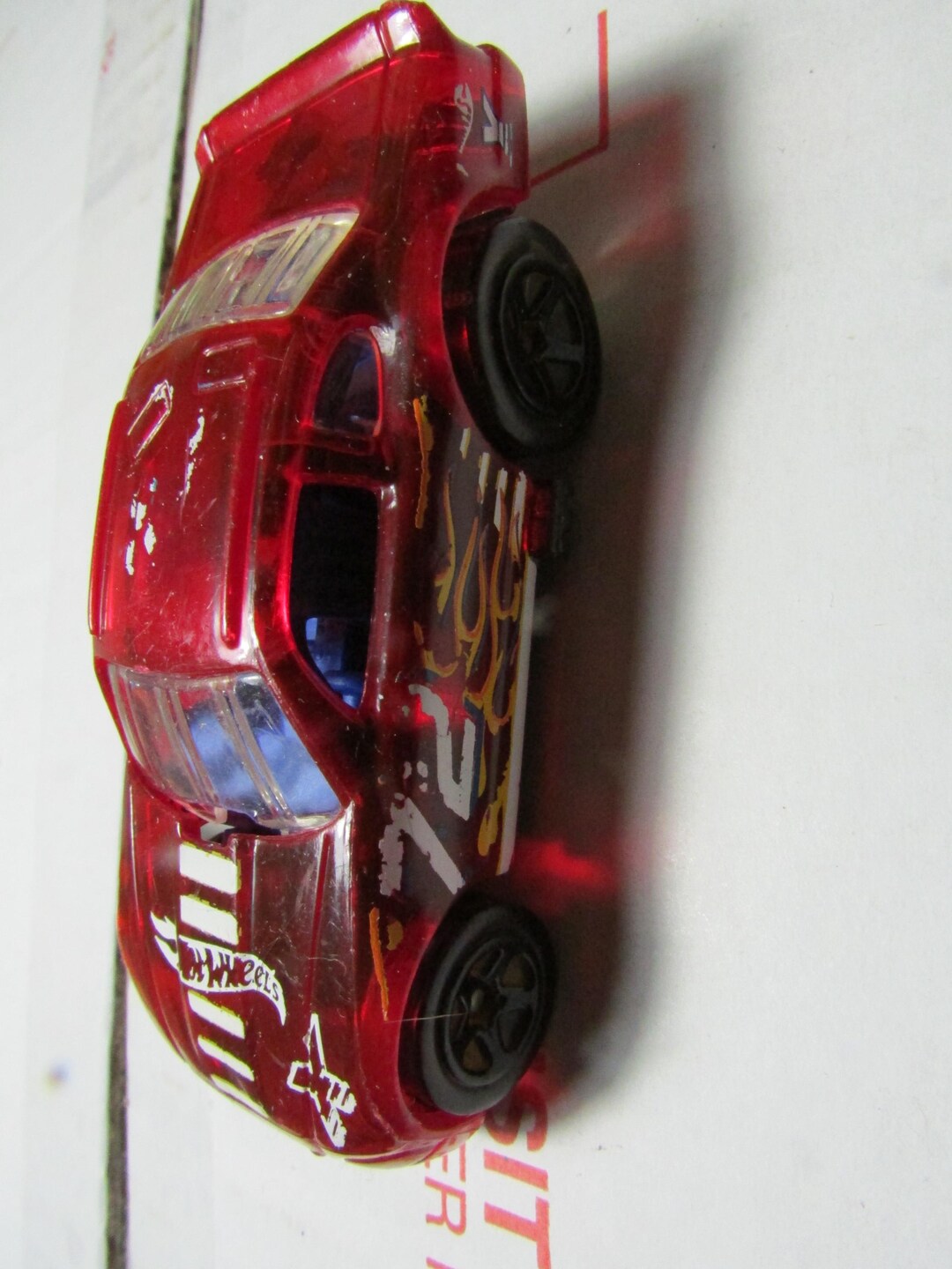 Hot Wheels Stockar Red Car Truck PRE-OWNED 1/64 Die Cast Free USA ...