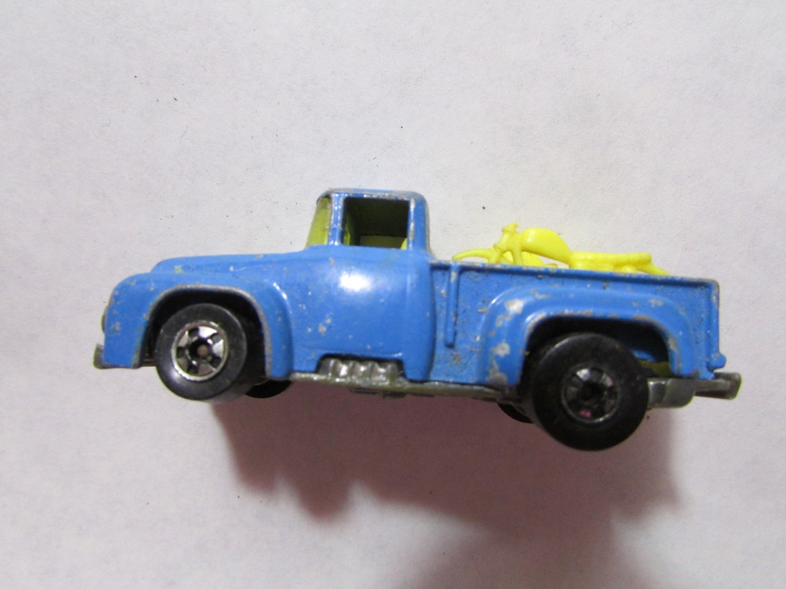 Hot Wheels Pick up and Motorcycles Blue 1/64 Die Cast Free USA Shipping ...
