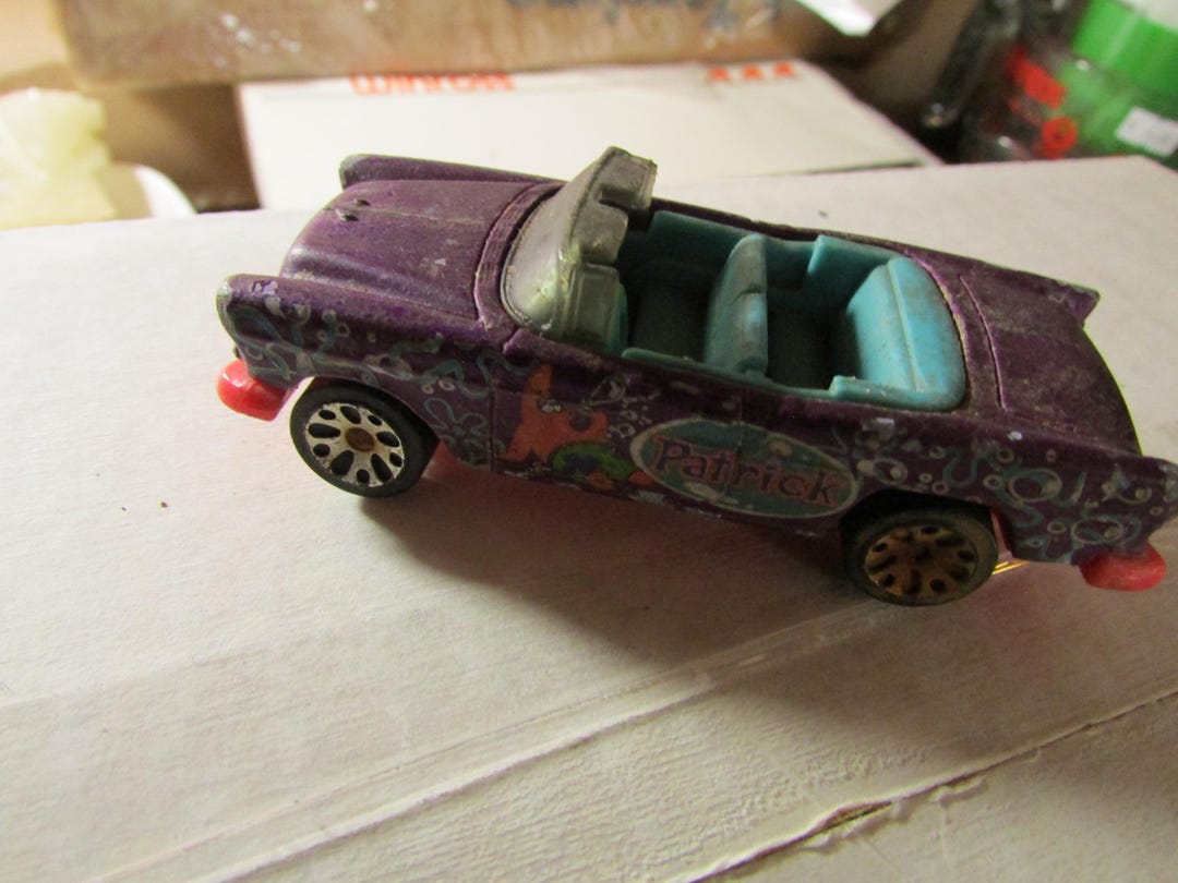 Matchbox 55 Chevy Bel Air Patrick Purple 1/64 Die Cast Free USA ...