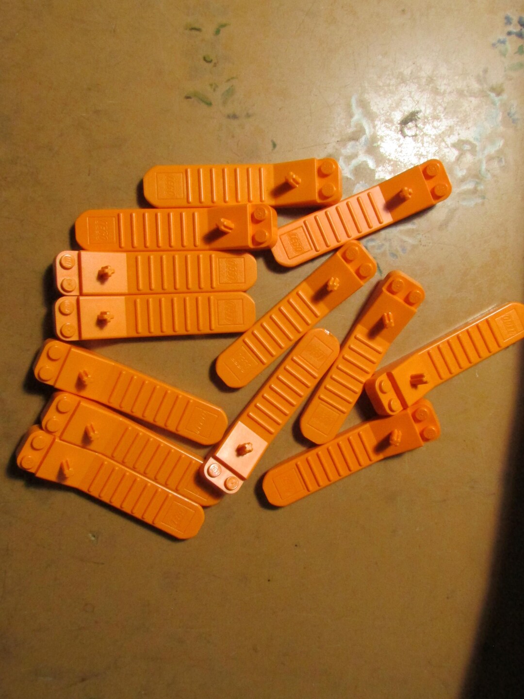 Lot of 14 Lego Orange Brick and Axle Separator Human Tool Part 96874 ...