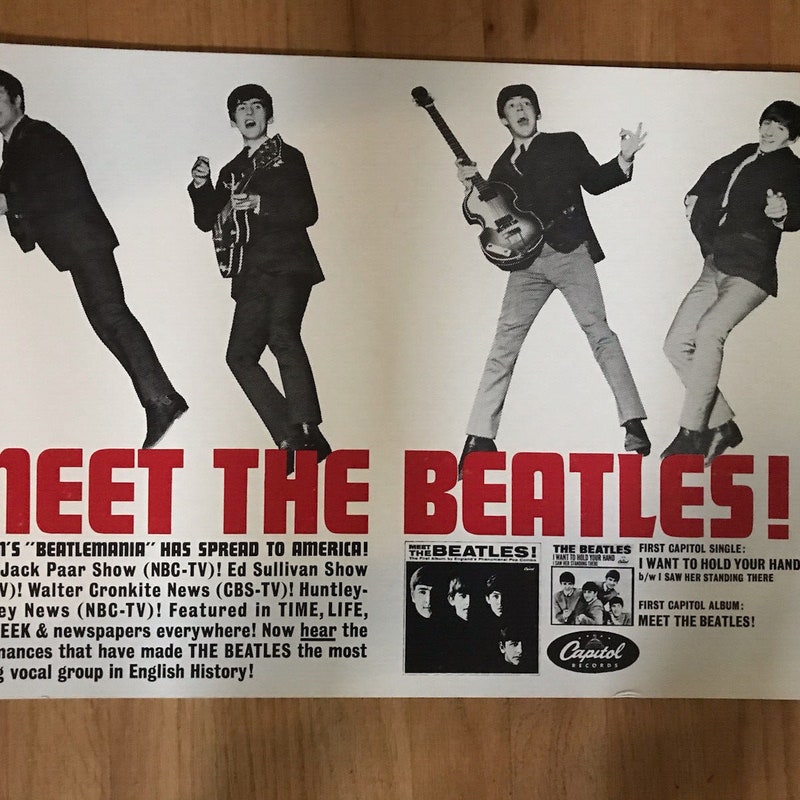 The Beatles Poster - Etsy