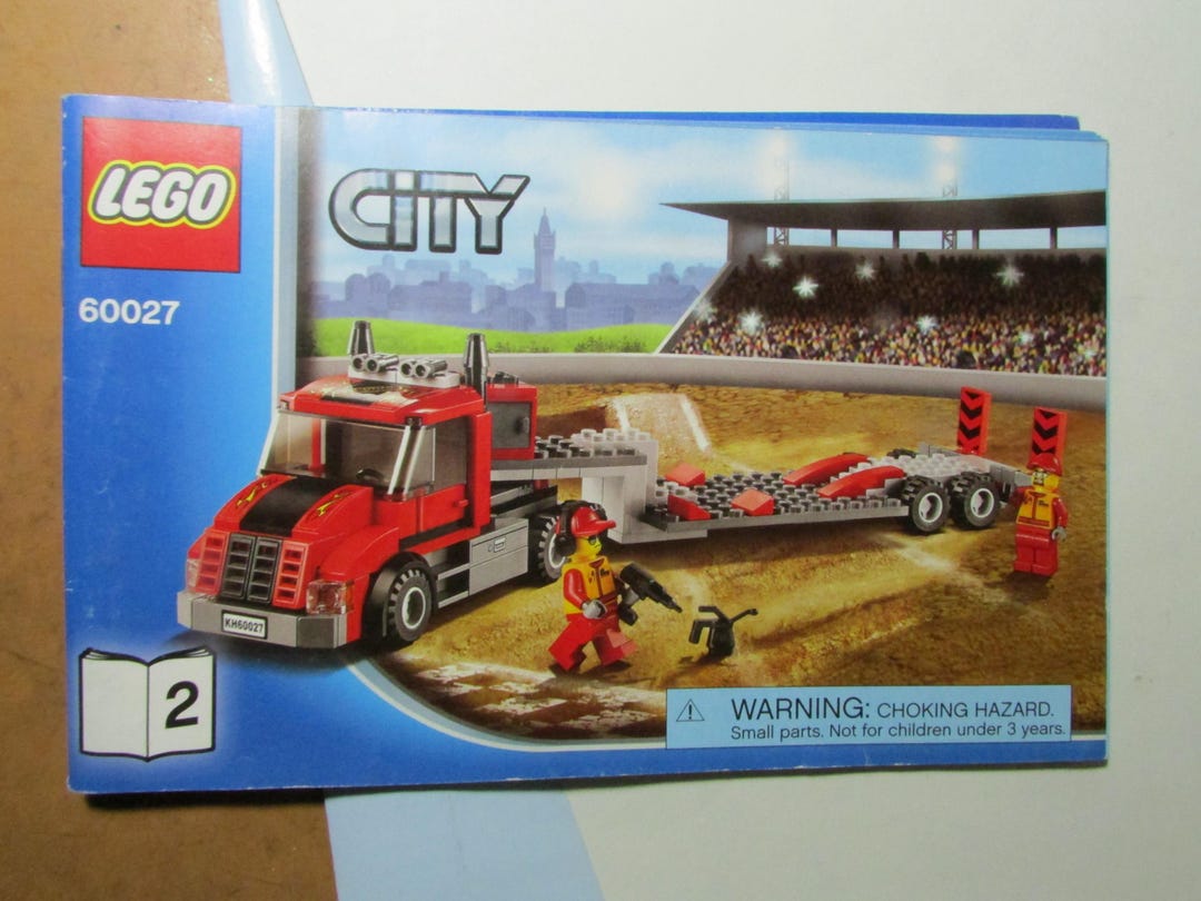 LEGO City 60027 Monster Truck Transporter Booklet 2 Instructions Manual ...