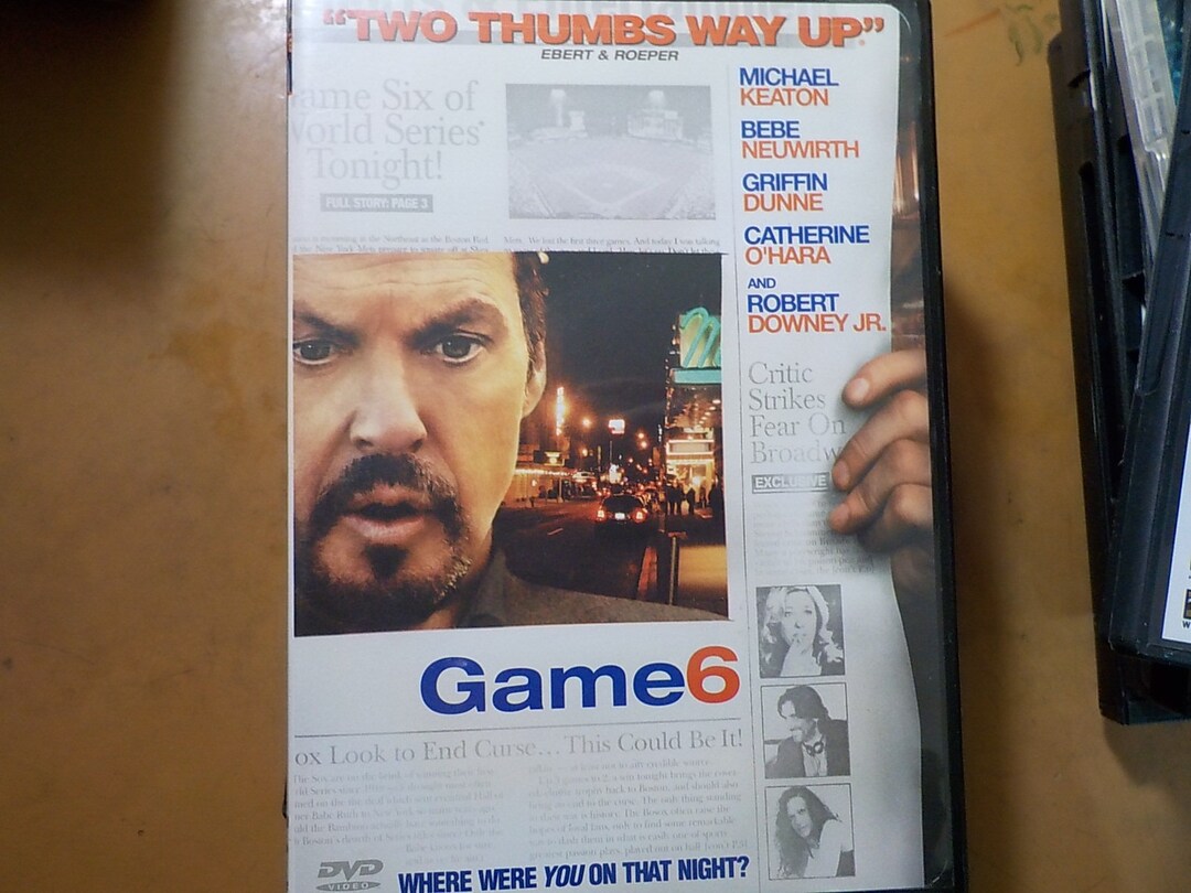 Games 6 Michael Keaton Classic DVD Movie Rated R Free USA Shipping - Etsy
